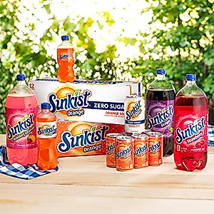 Sunkist Orange Soda, 12 Fl Oz (Pack of 12)