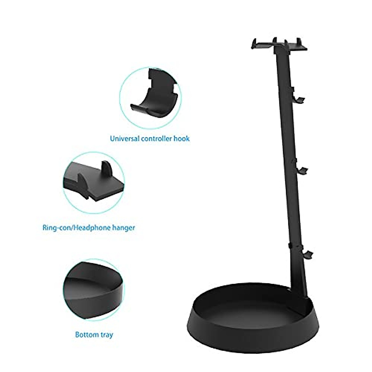Ruiqas Headphone Storage Display Stand for Ring-Fit Headphone Compatible with Switch Pro/PS4/Xbox One Controller