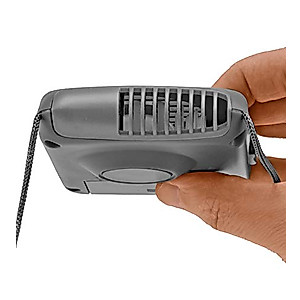 O2COOL Deluxe Personal Necklace Fan | Hands- Free, Battery Operated Wearable Mini Cooling Device for Beach, Sporting Events, Camping (4 Pack Random Colors)