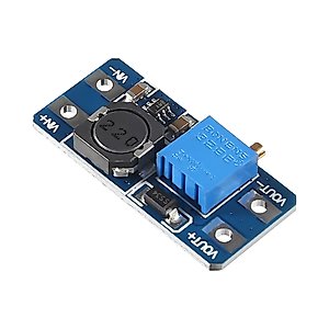 Diitao 20PCS Adjustable Step Up Converter MT3608 DC-DC Step Up Boost Power Converter 2A Modules Step Up Adjustable Voltage Regulator Board Input Voltage 2-24V to 5V-28V Output Voltage
