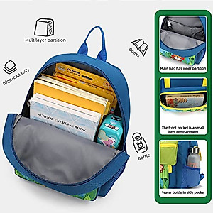 willikiva Cute Dinosaur Kids backpack for Girls Boys Preschool kids 3-5 Toddler(Lion)