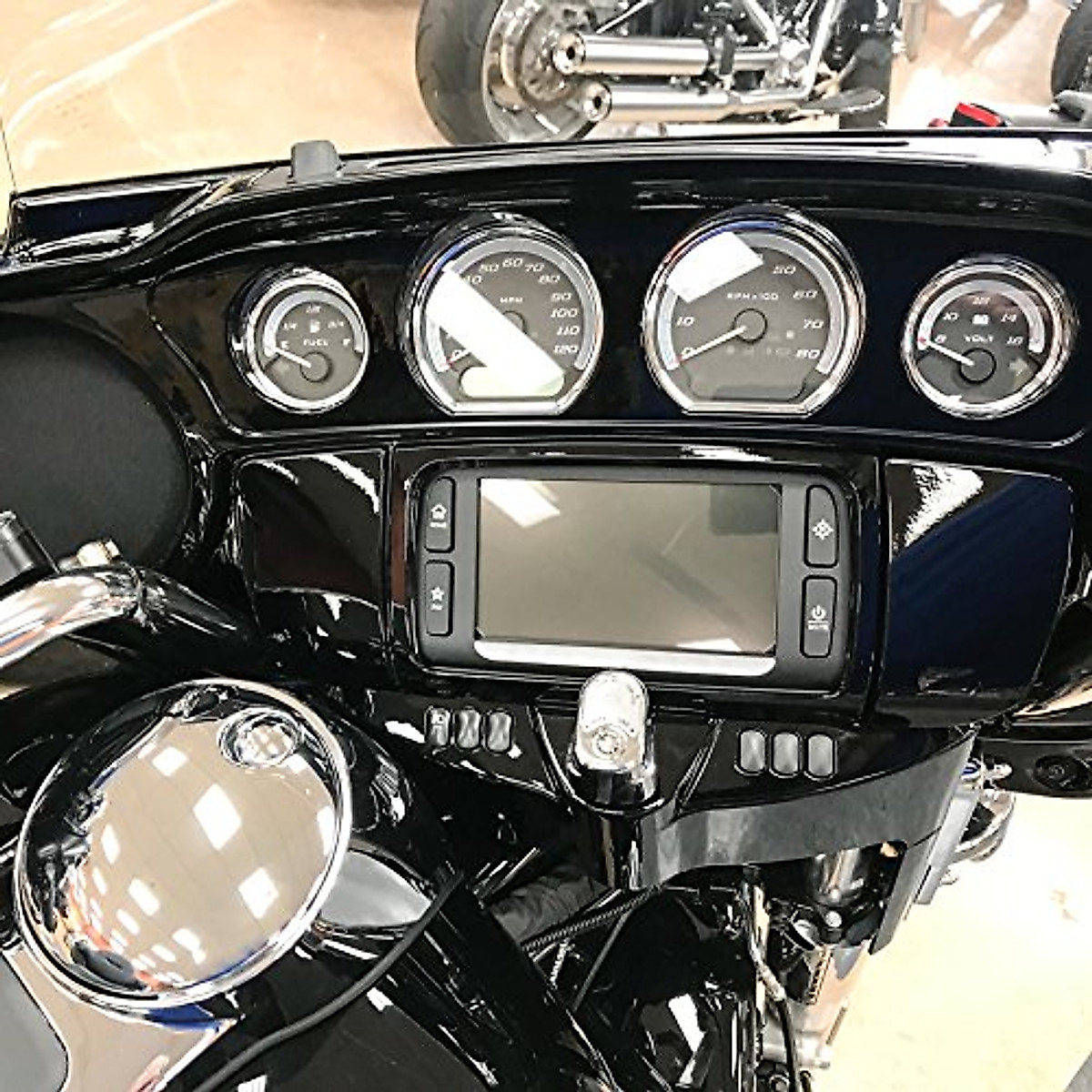 Red Hound Auto 2014-2018 Compatible with Harley Davidson Ultra Limited Boom Box Motorcycle Screen Saver 2pc Custom Fit Invisible High Clarity Touch Display Protector Minimizes Prints 6.5 Inch