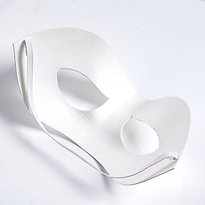 Yookat 14 Pieces Paper Art Masks White Craft Masks Paintable Paper Mask Mardi Gras Masquerade Masks