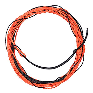 Maxcatch Tenkara Tapered Fly Fishing Line Braided Furled Line 12/13ft (Orange/Black, 13ft)