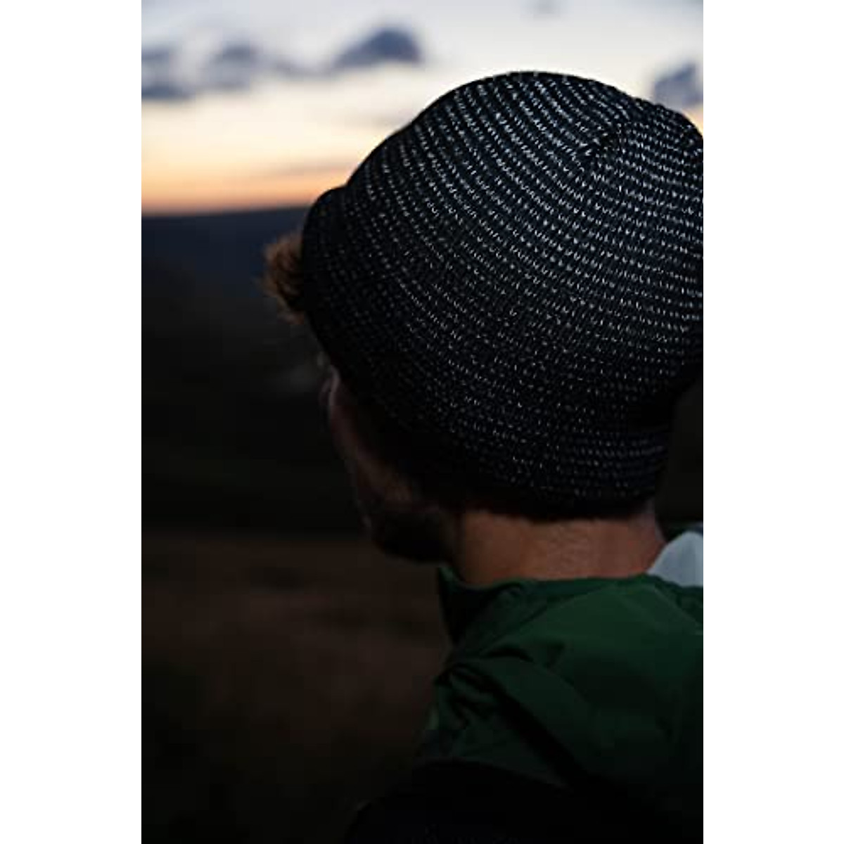 SEALSKINZ Unisex Waterproof Cold Weather Reflective Beanie, Black, Large/X-Large