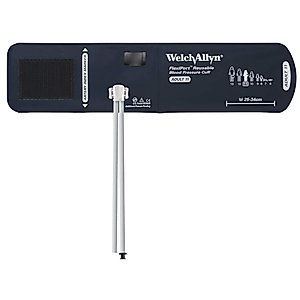 Welch Allyn REUSE-11-2TP FlexiPort Blood Pressure Cuff, Size 11, Adult, Reusable, 2-Tube 8.0" and 13.0", Tri-Purpose Connectors, 25-34 cm Range