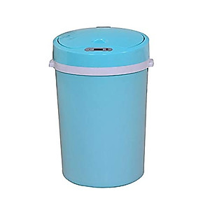 WENLII 16L Automatic Induction Trash Can Touchless Smart Motion Sensor Rubbish Waste Bin Waste Garbage Bin
