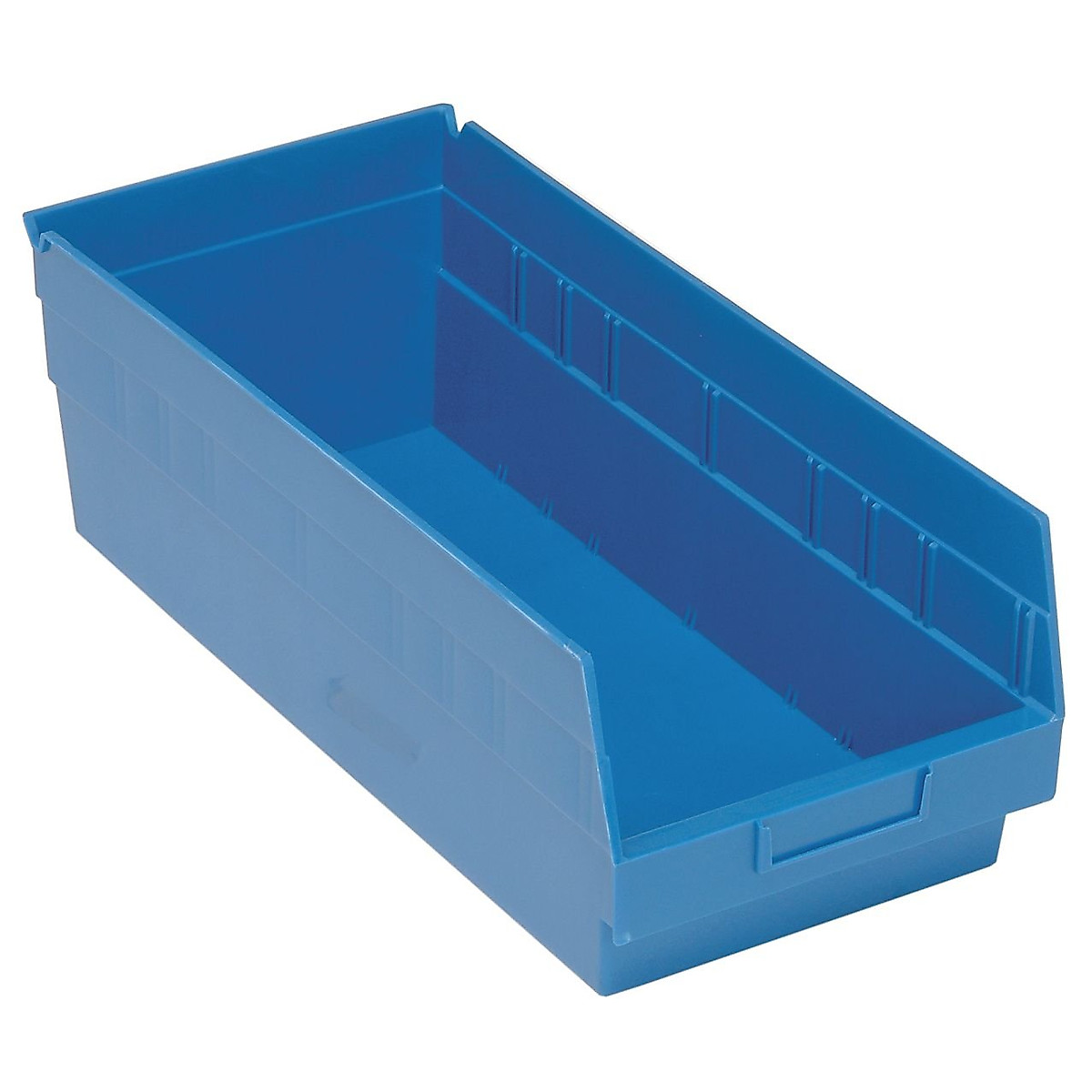Quantum QSB808BL Store-MAX Shelf Bin, 17-7/8" Length x 8-3/8" Width x 8" Height, Blue, Pack of 10