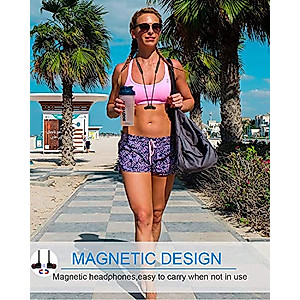 Bluetooth Headphones Wireless Earbuds - NANAMI Sports Magnetic Neckband Wireless Headsets, HiFi Stereo Deep Bass Bluetooth 5.0 Earphones IPX7 Waterproof with Mic for Gym Workout Running 15h Playtime