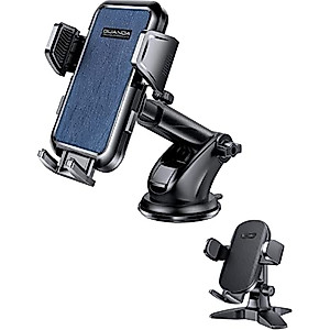 GUANDA TECHNOLOGIES CO., LTD. Cell Phone Stand, Desk Phone Holder, Upgraded Car Mount Phone Holder Dashboard Windshield