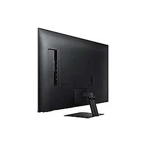 SAMSUNG 43" M70B Series 4K UHD USB-C Smart Monitor & Streaming TV, 4ms, 60Hz, HDR10, Wireless Display, Gaming and IoT Hubs, Alexa Built-in, 2022, LS43BM702UNXZA, Black