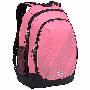 Mizuno Lightning Daypack (Pink/Black,18 X 12 X 9-Inch)