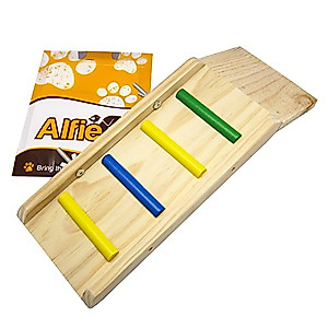 Alfie Pet - John Wood Ladder Platform for Mouse, Chinchilla, Rat, Gerbil and Dwarf Hamster