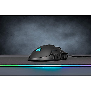 Corsair Glaive PRO - RGB Gaming Mouse - Comfortable & Ergonomic - Interchangeable Grips - 18,000 DPI Optical Sensor - Black