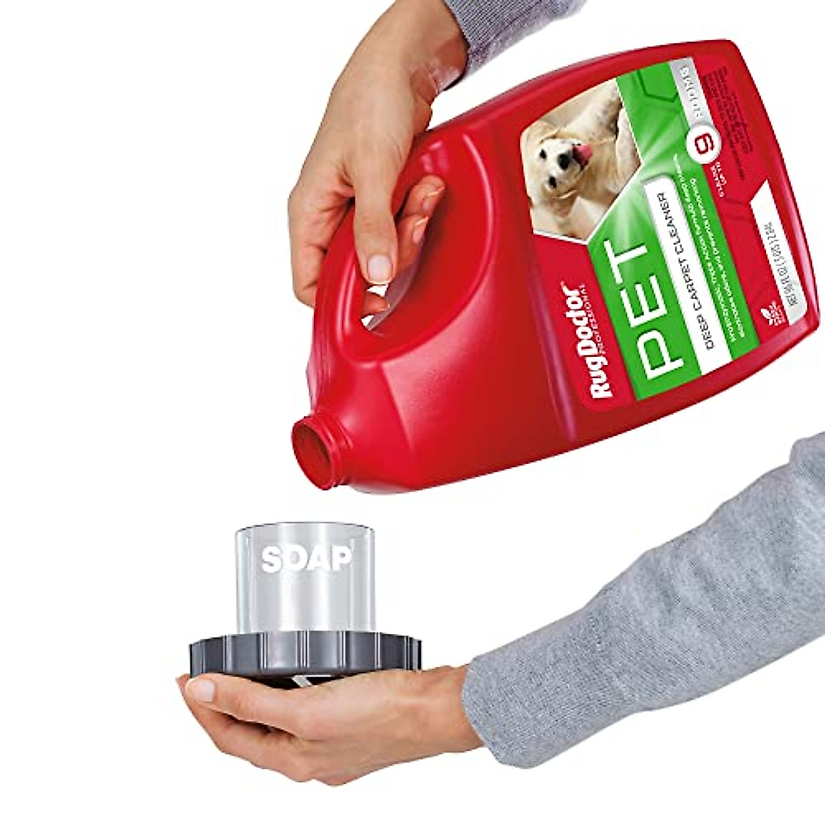 Rug Doctor Pet TruDeep Carpet Cleaner, Pet Upholstery Tool, Best-In-Class Suction Power, Dual Brush Cross-Action Technology for One-Pass Cleaning