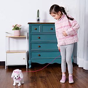 WorWoder Kids Walking and Barking and Tail Wagging Puppy Dog Toy Pet