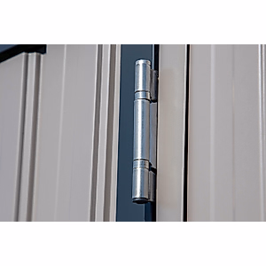 Arrow Sheds 8' x 6' Outdoor Steel Storage Shed, Tan