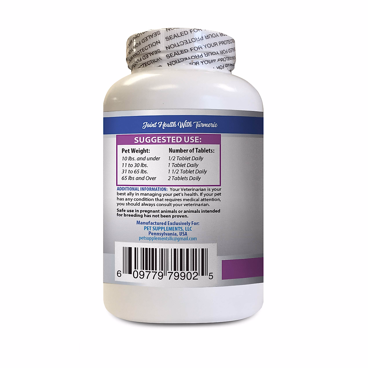 cat Joint Problem - Cats Joint Health with Turmeric - MSM - Natural Support for Hip and Joints - cat Hip and Joint Supplements - 2 Bottles (120 Tablets)