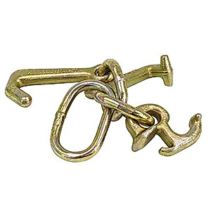 Mytee Products (2 Pack) RTJ Cluster Hook Heavy Duty Wrecker Hauler Tow Towing Truck Chain Pair R T J