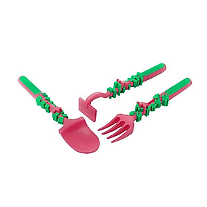 Constructive Eating Garden Fairy Plate, Placemat and Utensil Set