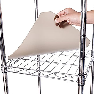 Seville Classics Closet Garment Organizer with Metal Hanging Rod Wardrobe Storage System w/Steel Shelves for Clothes, Shirts, Jackets, Coats, Blankets, Shoes, 58" to 83" W x 14" D x 72"