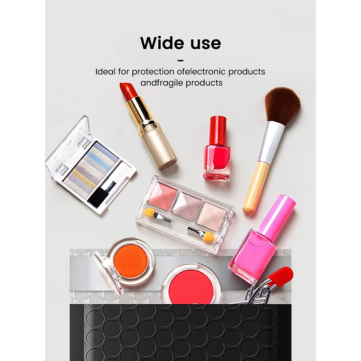 GSSUSA Black Bubble Mailers, 4x8" Inches, 50 Pack, Padded Poly Bubble Mailers, Packaging for Small Business, Shipping Envelopes, Packaging Bags, Padded Envelopes, Mailing Envelopes, Shipping Supplies