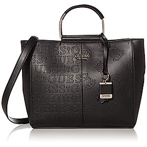 GUESS Satchel, Top Handle, Black