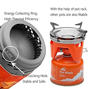 Fire Maple X2 Cooking System Portable Backpacking Camping Stove Camping Pot with Piezo Ignition