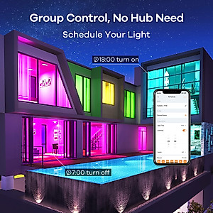 Linkind Smart Light Bulbs, Smart Bulb That Work with Alexa & Google Home, LED Light Bulbs Color Changing, A19 E26 2.4Ghz WiFi Light Bulbs Dimmable 60W,6 Pack