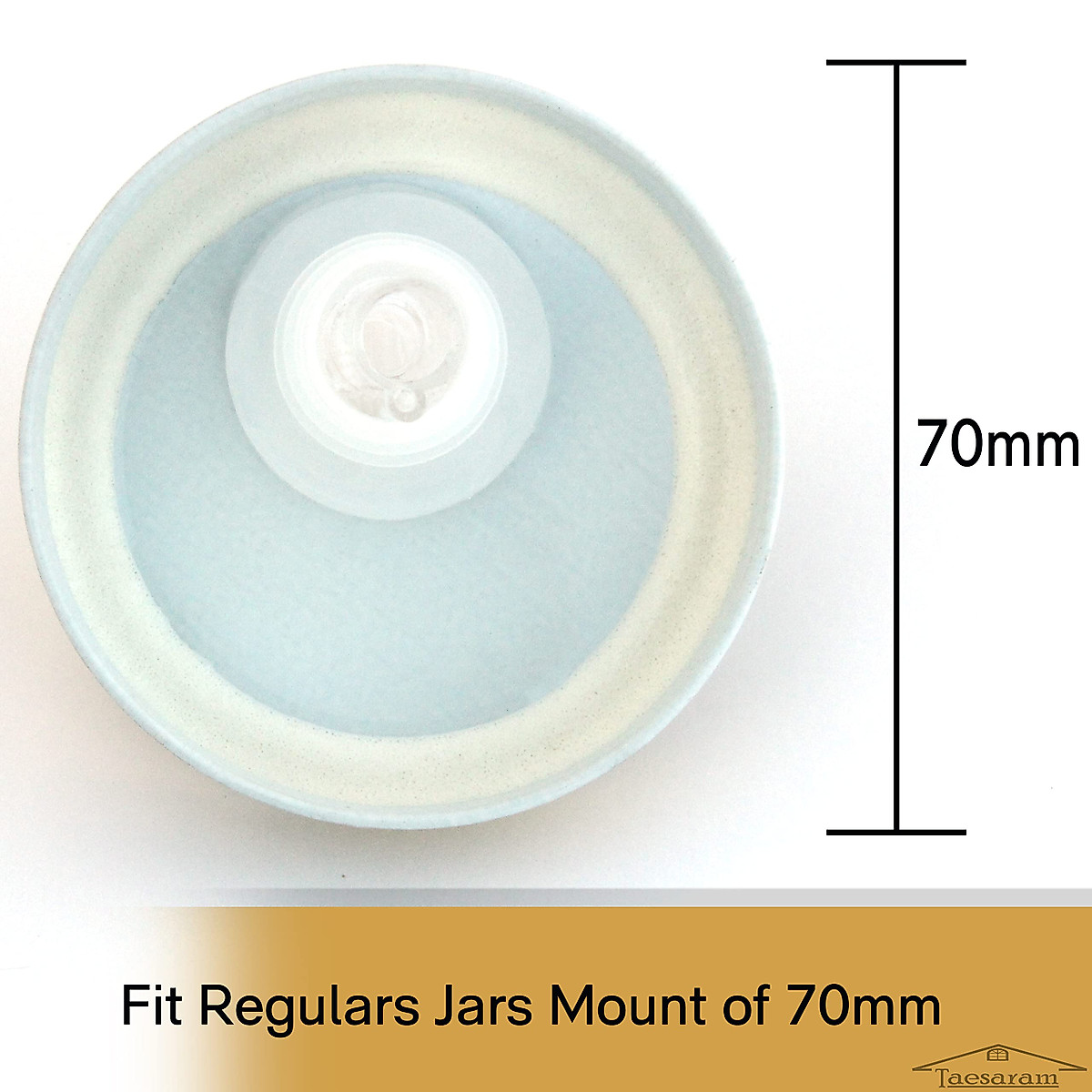 Mason Jar Pour Spouts Lid TinPlate Mason Jar Lid Dispenser Sprouting Lid Free Flow (4 units Metal Multicolor)