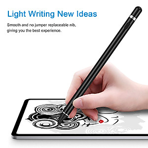 Stylus Pen for Touch Screens, Digital Pen Active Pencil Fine Point Compatible with iPhone iPad and Other Tablets