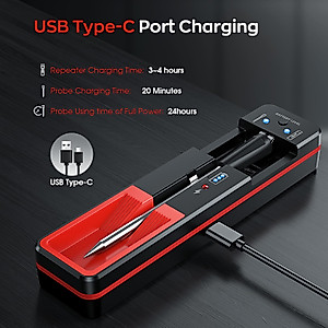 Wireless Meat Thermometer, Digital Food Thermometer for Cooking and Grilling, 360 ft Bluetooth Smart Meat Thermometer, for Oven Safe, Kitchen, Smoker, Sous Vide, iOS & Android App Compatible