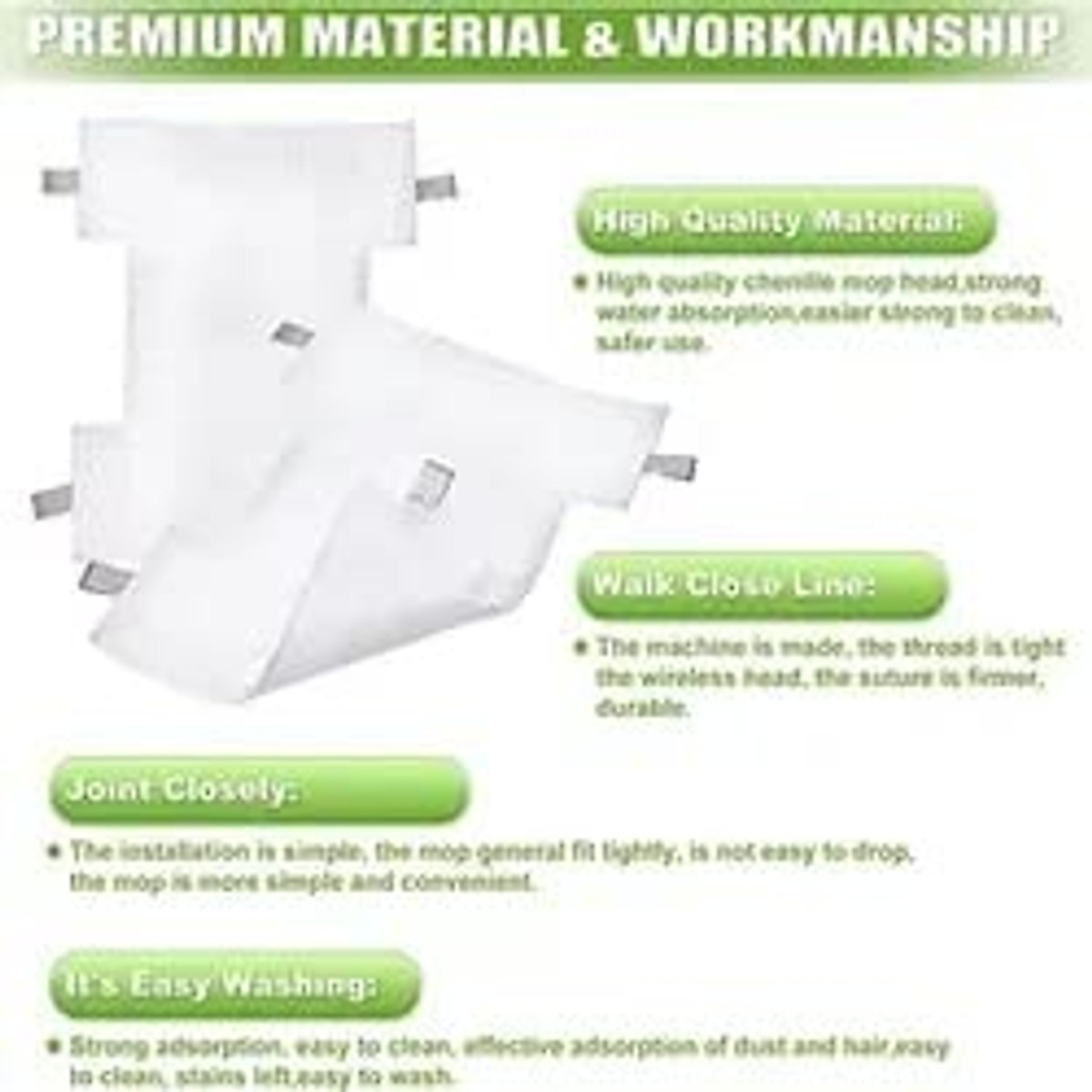 Synonymous compatible Shark replacement pads for use with Shark hard floor attachment, Compatible with microfiber Shark dust away pad p200w (3 Pack)