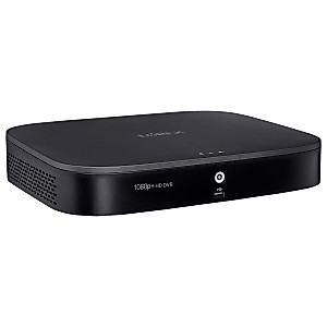 Lorex D441A62B 16 Channel 1080p Analog HD 2TB Security System DVR with Advanced Motion Detection Technology and Smart Home Voice Control, Black