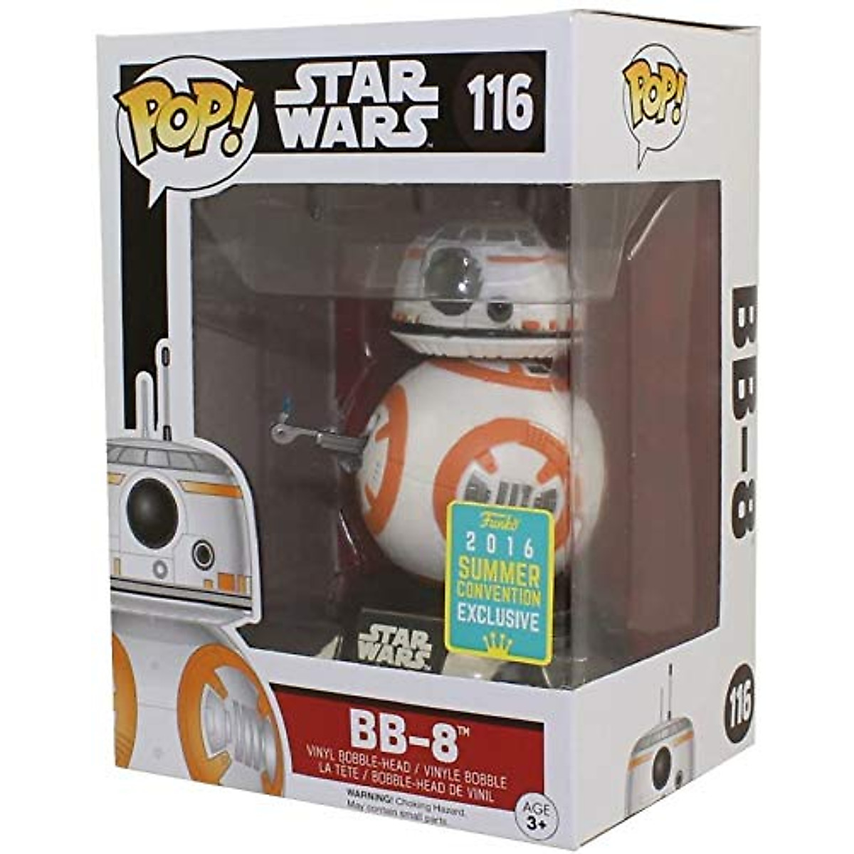 Funko 9625 - Star Wars Episode VII, Pop Vinyl Figure 116 BB-8 Droid Thumbs Up Edition