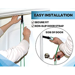 LiftAid Shoulder Pulley for Physical Therapy with Exercise Guide - Improves Shoulder Strength & Range of Motion - Reduces Pain, Helps in Muscle Recovery - Physical Therapy Equipment (Green)