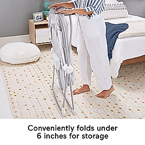 Fisher-Price Baby Crib Soothing View Vibe Bassinet Portable Cradle With Music Vibrations And Slim Fold For Travel, Moonlight Forest [Amazon Exclusive]