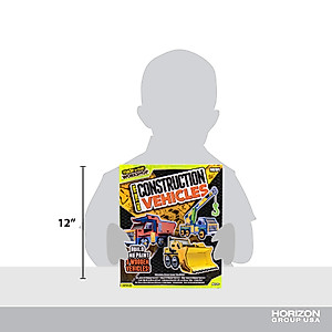 Made By Me Build Your Own Construction Vehicles by Horizon Group USA, Build & Customize 3 Wooden Vehicles