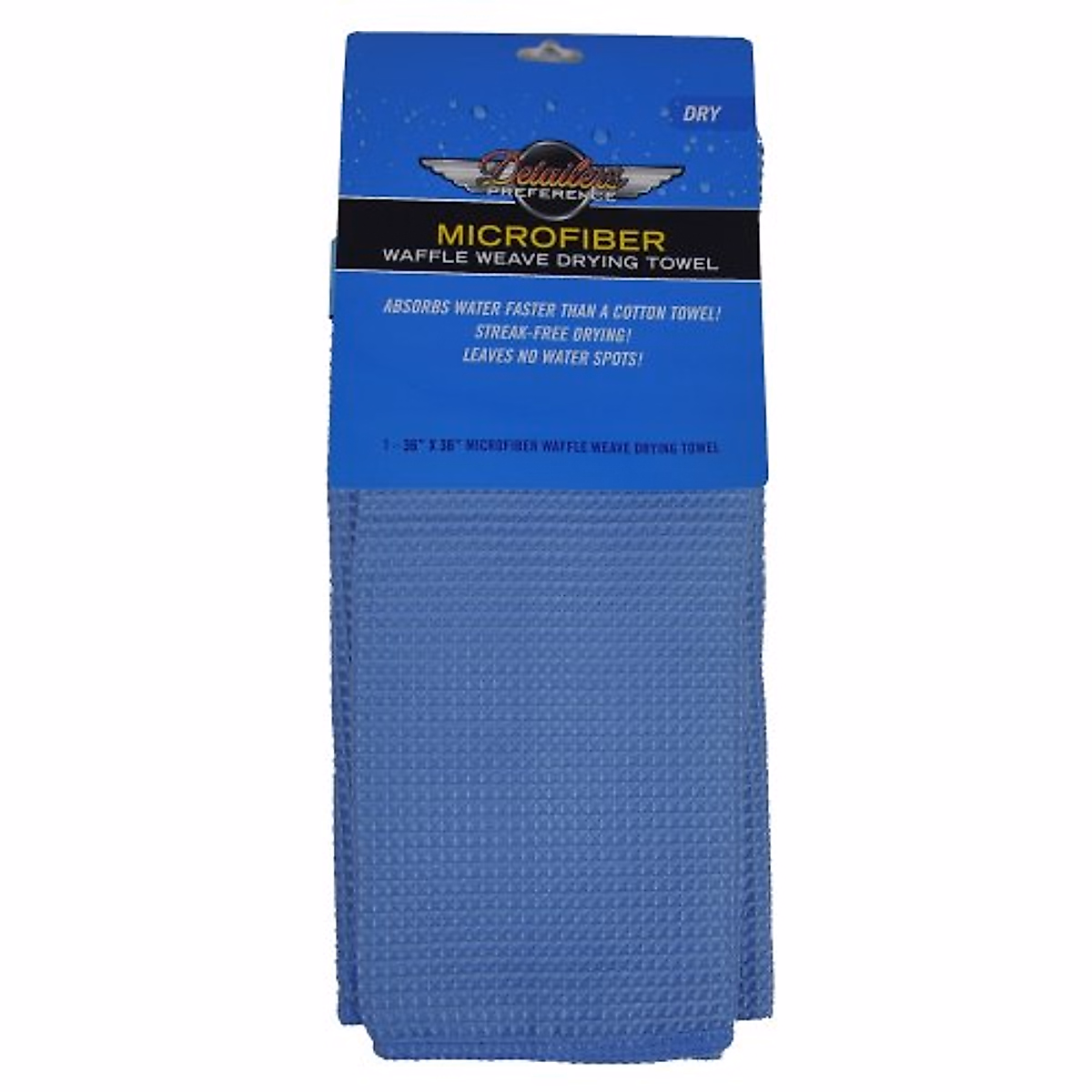 Eurow Detailer's Preference Microfiber Waffle Giant Drying Towel 36 X 36 in (9 SqFt)