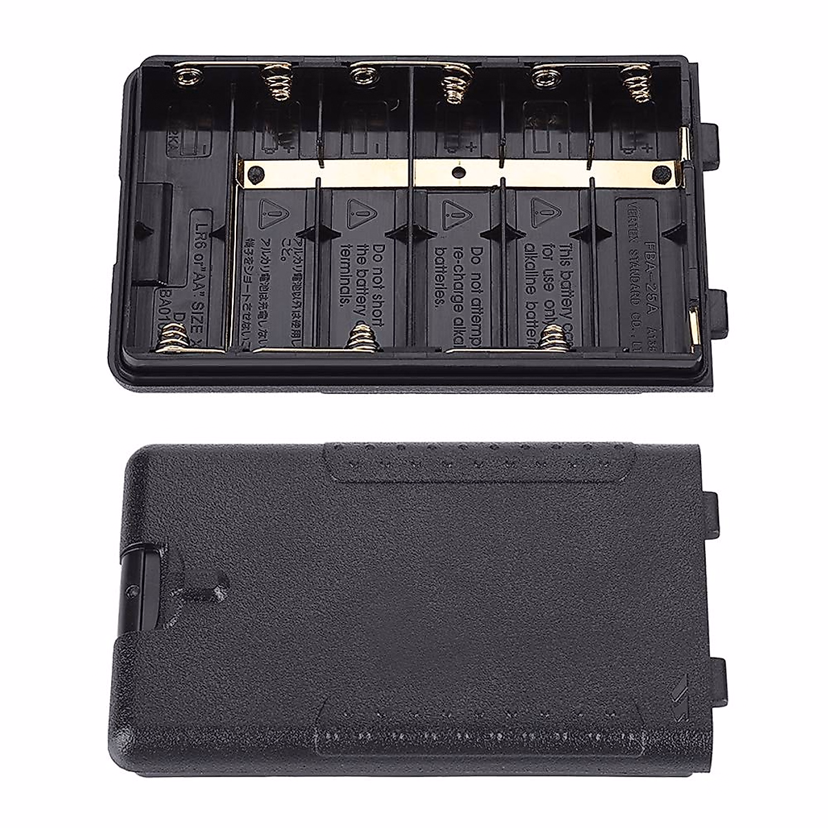 FBA 25A Radio Battery Shell Case Compatible with FNB V57, FNB 64, FNB 83, FNB V88, FNB 94 Battery, for Yaesu VX 400 / HX370 / VXA 300 / VX 160, for HX270 / HX370s / HX500s