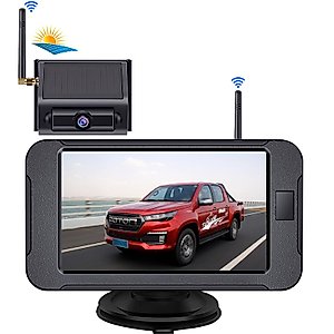 B-Qtech 7" Backup Camera and Monitor Kit, LCD Rear View Monitor with IP68 Waterproof 170 ° Wide Angle Night Vision Back up Camera for Truck,RV,Trailer,Bus,Vans,Vehicle