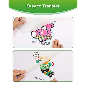 DTF Powder White Digital Transfer Hot Melt Adhesive- Axlio 400g DTF PreTreat Transfer Powder for All Fabric, DTF Hot Melt Adhesive Powder for All DTF and DTG Printers, 400g-14.1oz