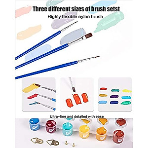 HOIYLDS Paint by Numbers for Adults - DIY Paint by Number for Adults Beginner Easy Acrylic Watercolor Number Painting Canvas Arts for Adults, Oil Painting Paint-by-Number Kits 16x20inch