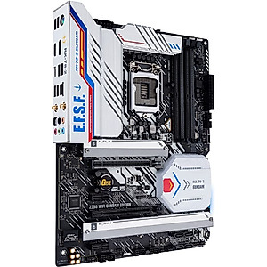 ASUS Z590 WiFi Gundam Edition, LGA 1200 (Intel 11th/10th Gen) ATX Gaming Motherboard (PCIe 4.0, 3xM.2/NVMe SSD, USB 3.2 gen 1 Front Panel Type-C, WiFi 6, 2.5Gb LAN, Thunderbolt 4, Aura RGB Lighting)