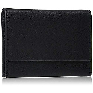 TUMI - Nassau Folding Card Case Wallet for Men - Black Texture