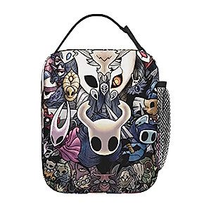 HashKinwin Reusable Insulated Lunch Bags Detachable Handle Lunchbox Bag Meal Tote Bag For Women Men