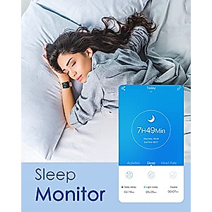 GRV Smart Watch for Women IP68 Waterproof, Fitness Tracker Heart Rate Monitor Digital Watch, Smartwatch for Android Phones and iOS Phones Pink