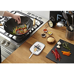 Ceramic Egg Beaters Rest Life Is What You Bake It. Durable Rest for Cooking Spoons, Heat-Resistant Spoon Rest for Baking Enthusiasts