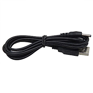 CableDeconn USB A to DC 3.5 mm/1.35 mm 5 Volt DC Barrel Jack Power Cable