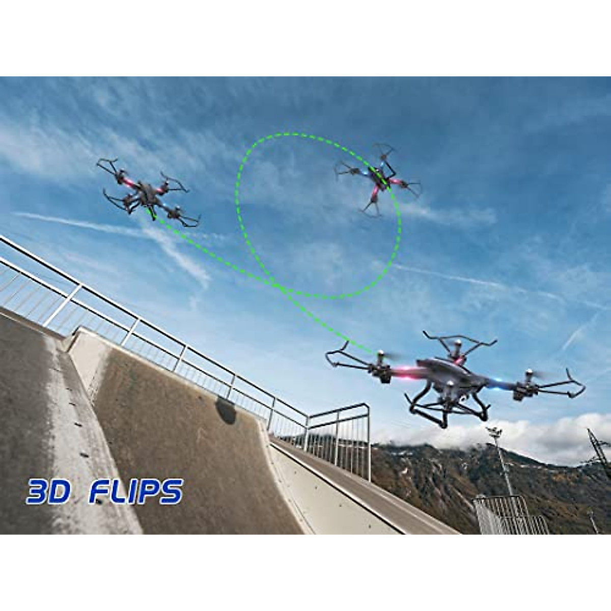 UranHub Drone with Camera for Beginners, 2K HD Camera FPV Drone for Adults with Altitude Hold, Headless Mode, Gesture Control, Voice Control and Trajectory Flight